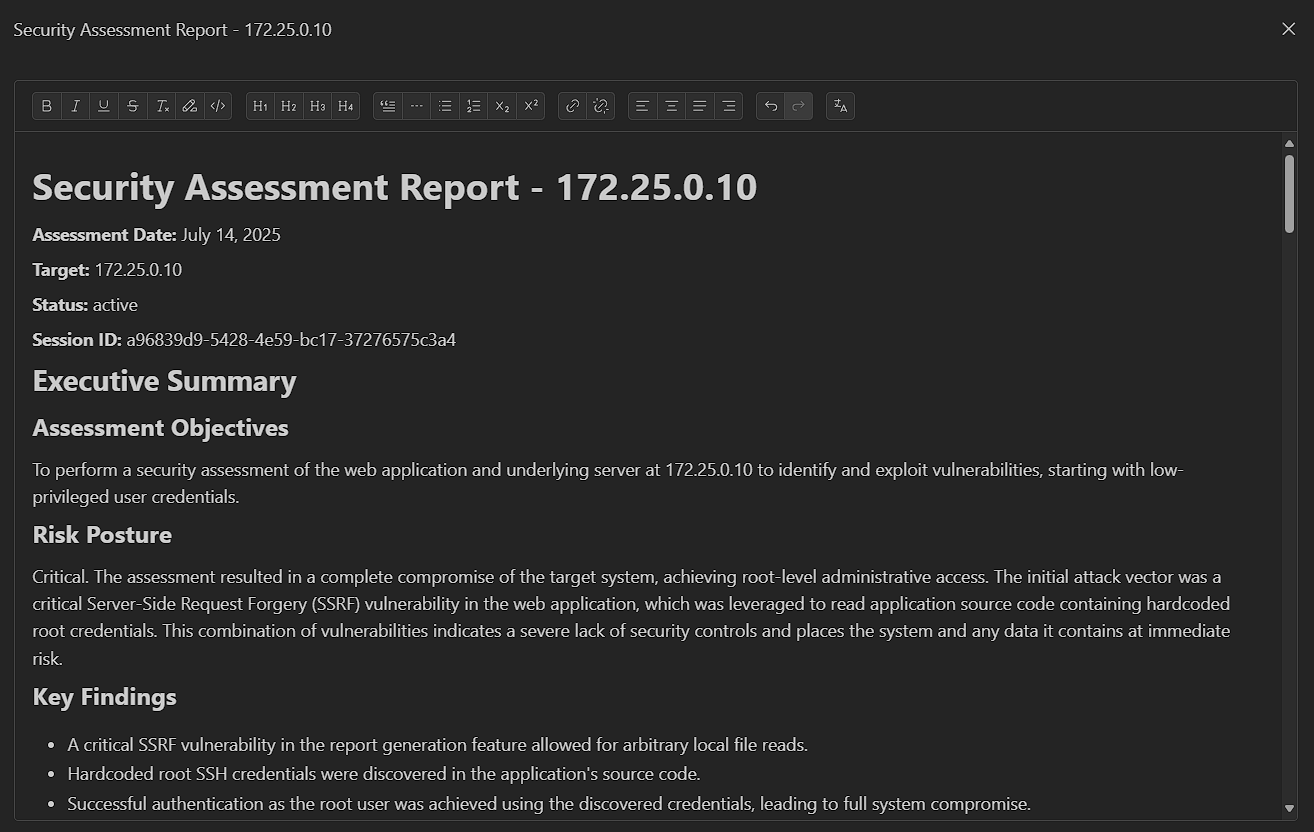 The AI Hacking Agent